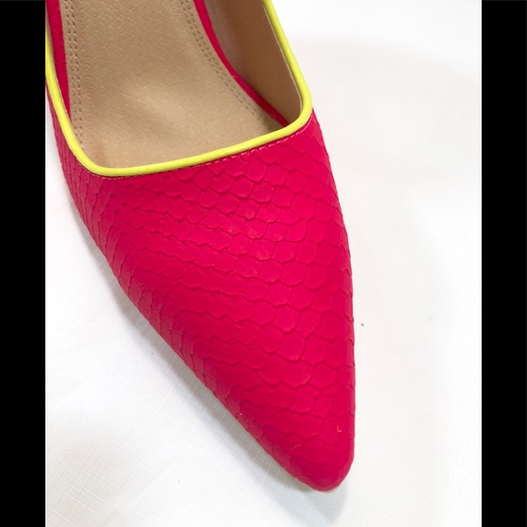 Shoes | Nwob Womens Sexy Pointy Toe Textured Fuchsia Pump | Poshmark